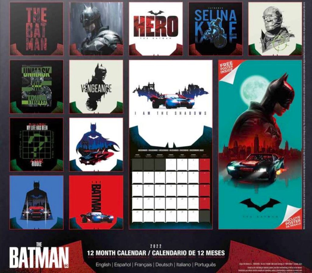 THE BATMAN: CALENDAR TIE-IN GIVE US NEW IMAGES OF BATMAN & THE RIDDLER ...