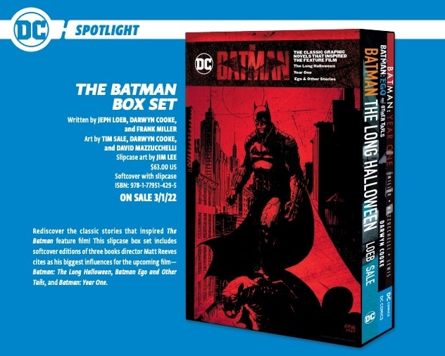 The Batman Box Set Collects DC Comics That Influenced the Matt Reeves ...