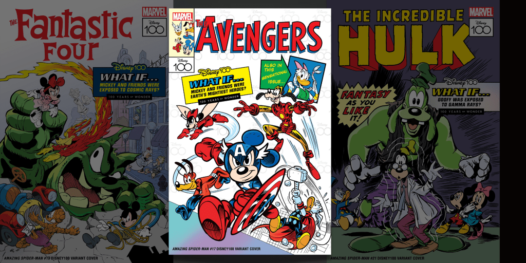 Disney 100 Variant Cover Program: Disney Characters and Marvel ...