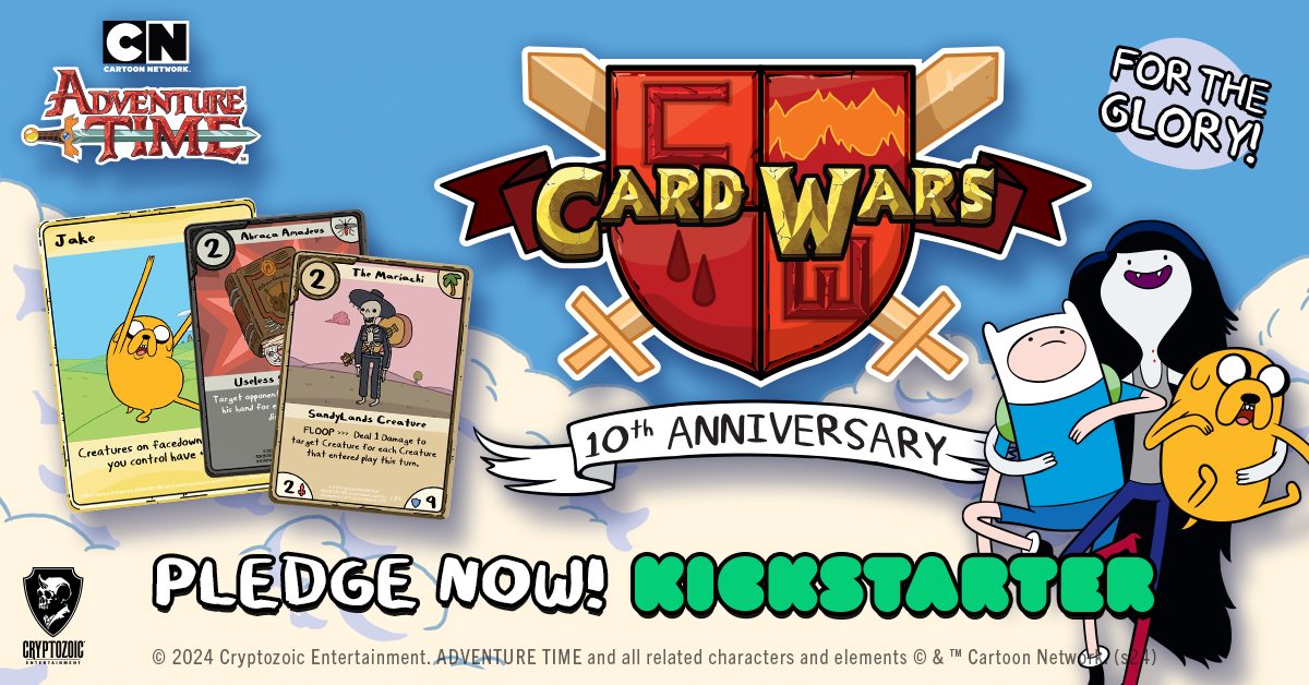 Adventure Time Card Wars 10th Anniversary Kickstarter Surpasses 1 ...