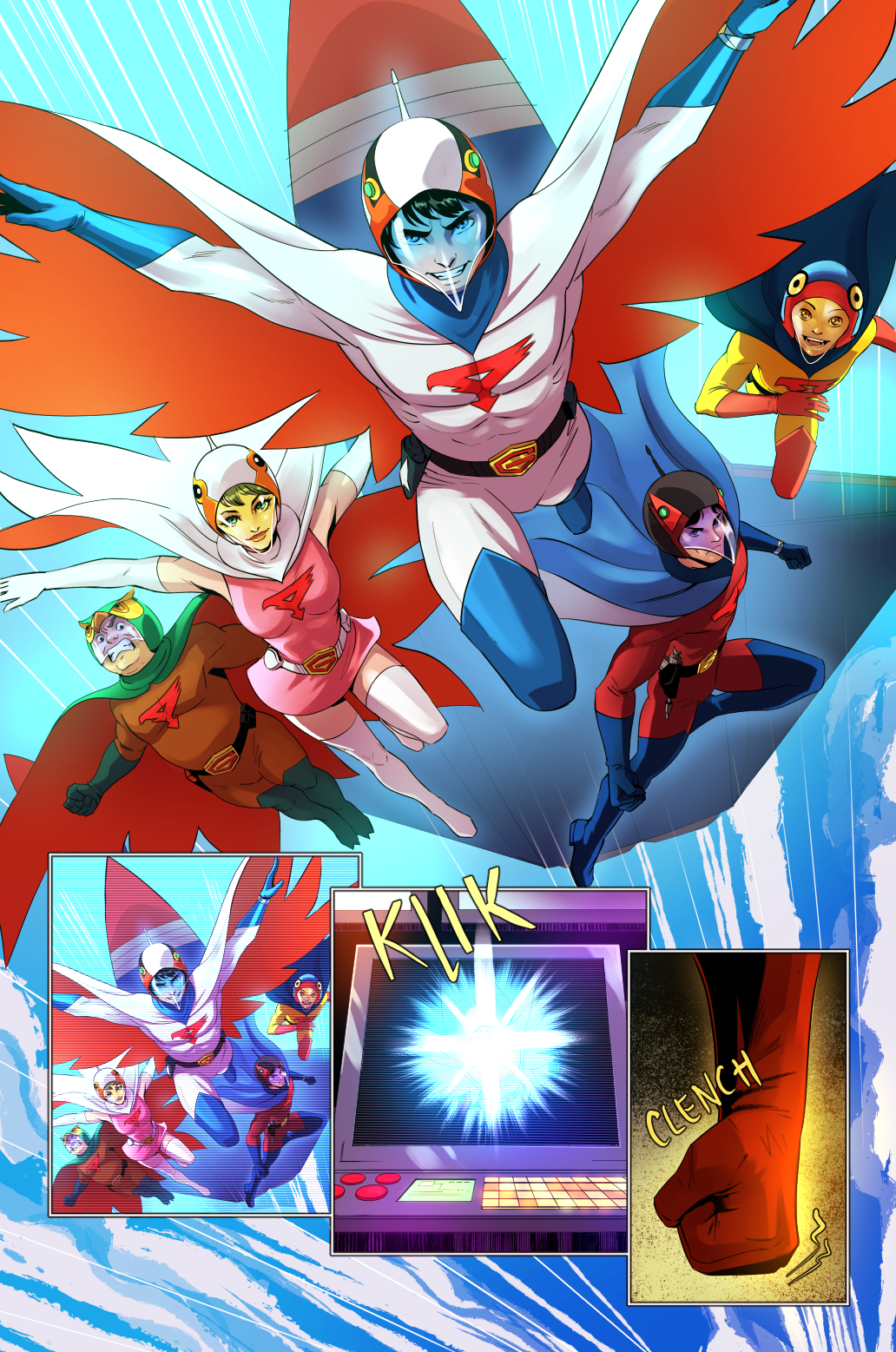 GATCHAMAN: GALACTOR - An Exclusive First Look at Mad Cave Studios' New ...